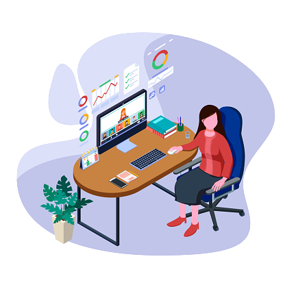 Web Developer Lady Portfolio